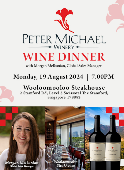 [19 Aug 24] Peter Michael Winery Wine Dinner | Crystal Wines